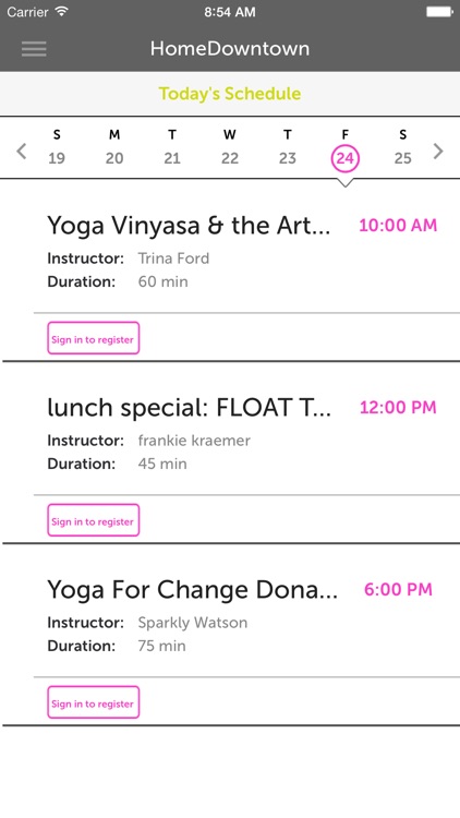 Home Downtown Yoga by Tula Software