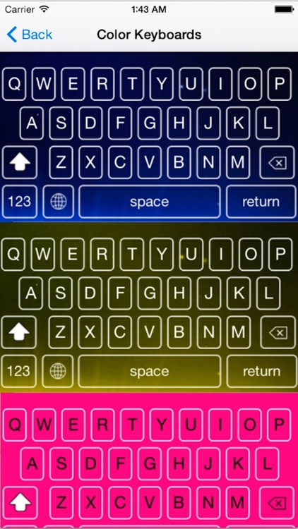 Color Keyboards & Keyboard Themes by iDeviceApps