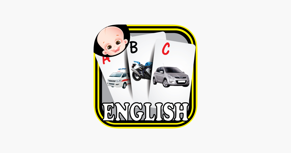 ‎Kids Vehicles ABC Alphabets Flash Cards on the App Store