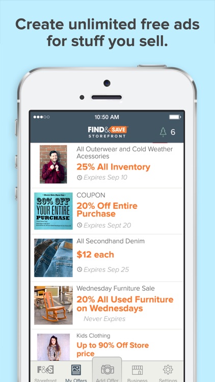 Find&Save – Storefront by Wanderful Media