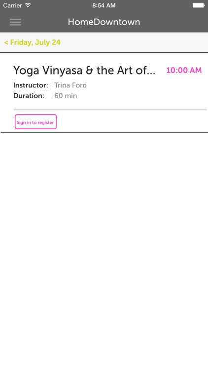 Home Downtown Yoga by Tula Software