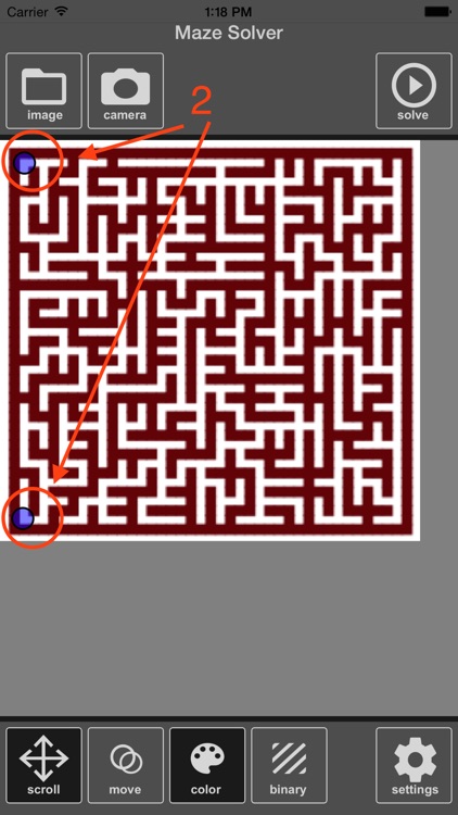 Maze Solver with Image Processing by Ryoga Komine