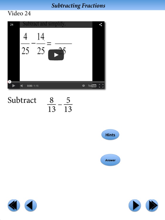 Adding Fractions Part 2 by Douglas Bump