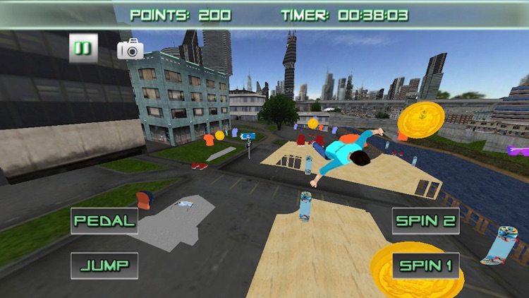 Roller Skating 3D Free Skate Action Board Game by Sulaba Inc