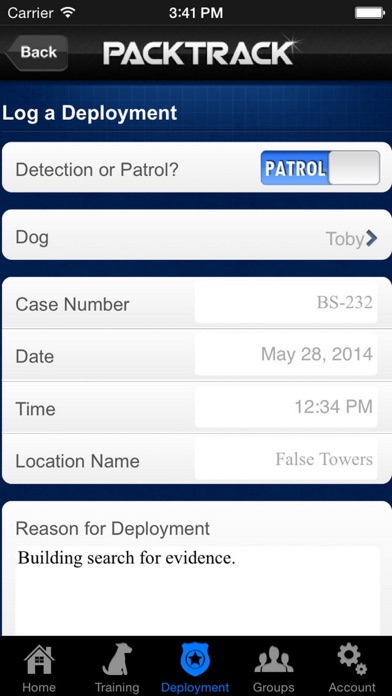 PackTrack App - AppRecs