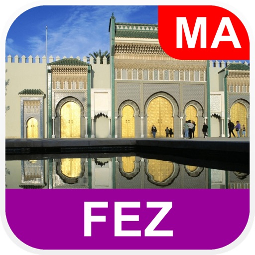 Fez, Morocco Offline Map - PLACE STARS by PLACE STARS, Inc.