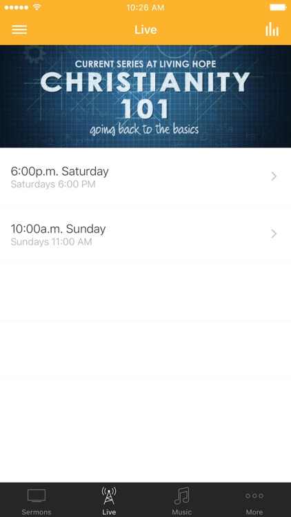 Living Hope Church App by Subsplash Inc