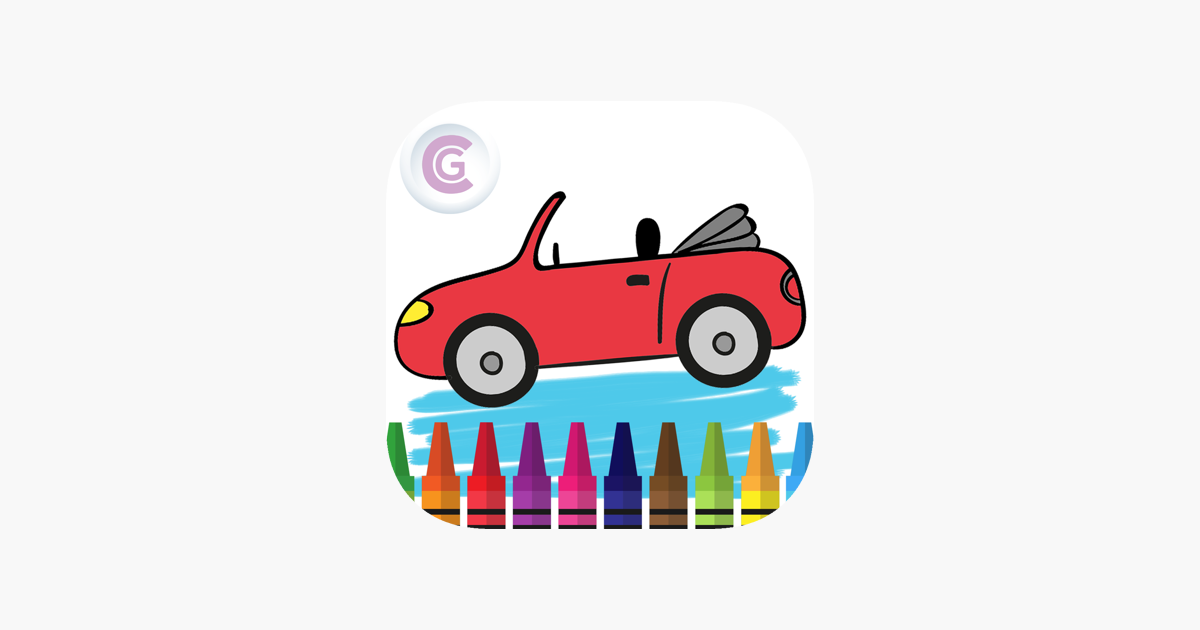 ‎Mini Car Coloring - Coloring pages for kids on the App Store