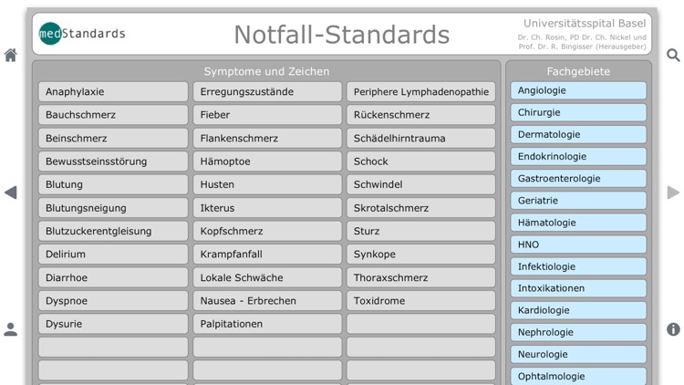 NotfallStandards by University Hospital Basel