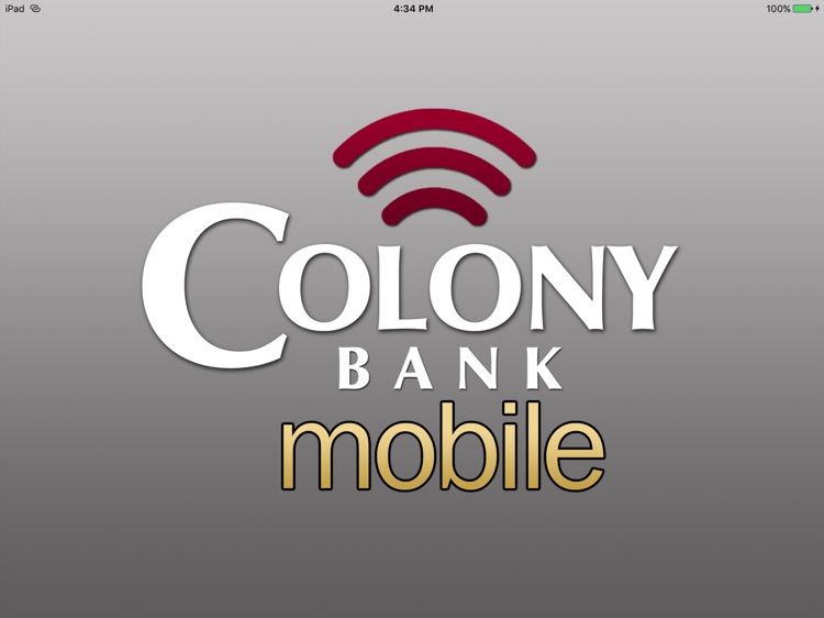 Colony Bank Mobile for iPad by Colony Bank