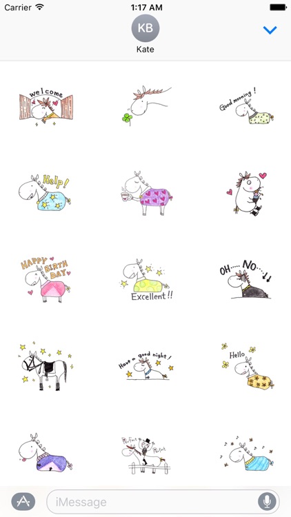 Mare Horse Stickers by Nguyen Hoang