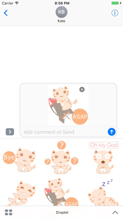 Cuti Cat Sticker by ezPass