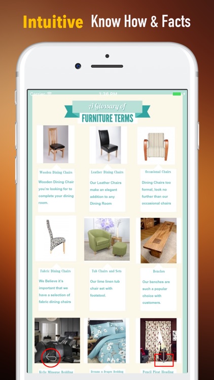 Furniture Glossary-Study Guide and Terminology by Ruth Petallar Mata