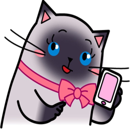 Sima The Cute Siamese Cat. Vol.2 stickers by MojiLaLa