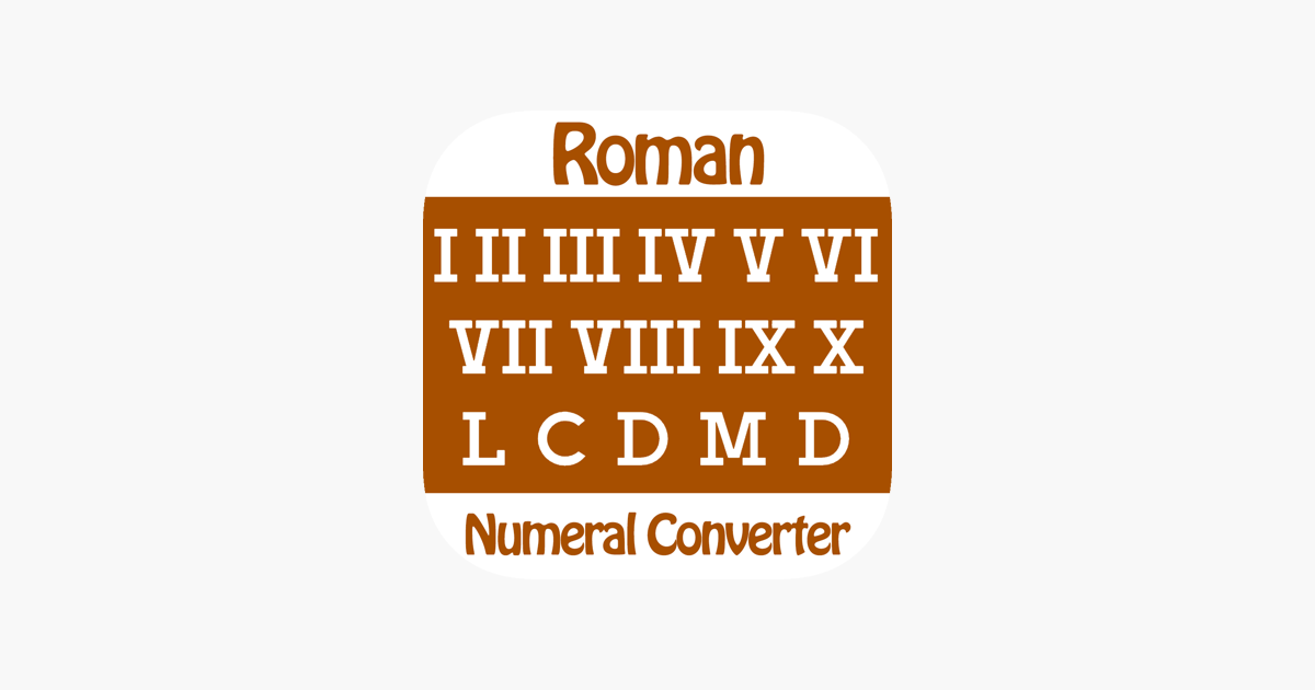‎Roman Numerals Converter na App Store