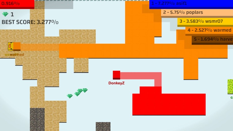 Endless Paper.io - Never Ending Color Dot Eater by Sithichai Lainamngern