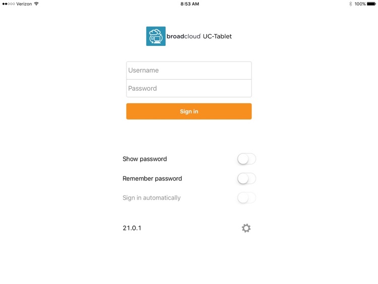 BroadCloud Communicator Tablet EMEA by BroadSoft Adaption