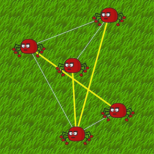 Spiders Puzzle - untangle the web by Paul Winning