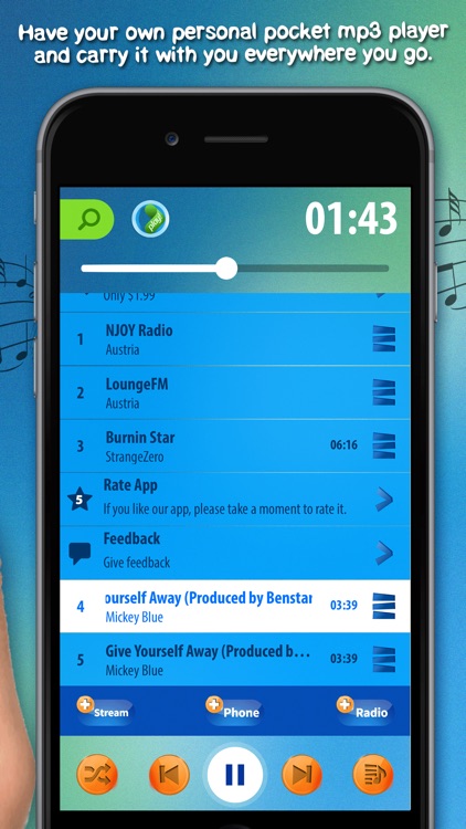Endless Music & Radio Player by Cedomir Popovic