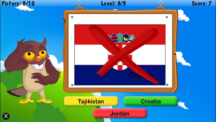 Identify The World Flags Game by Ten Doves