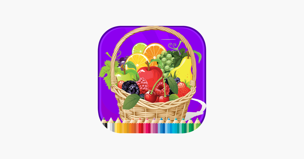 ‎Mixed Fruit Coloring Book - Activities for Kid on the App Store