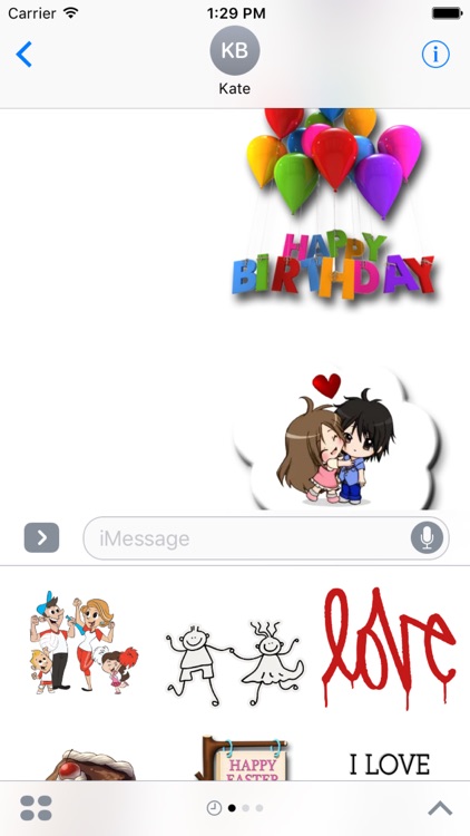 Love Sticker Pack HD Stickers for iMessage by Florian Dana