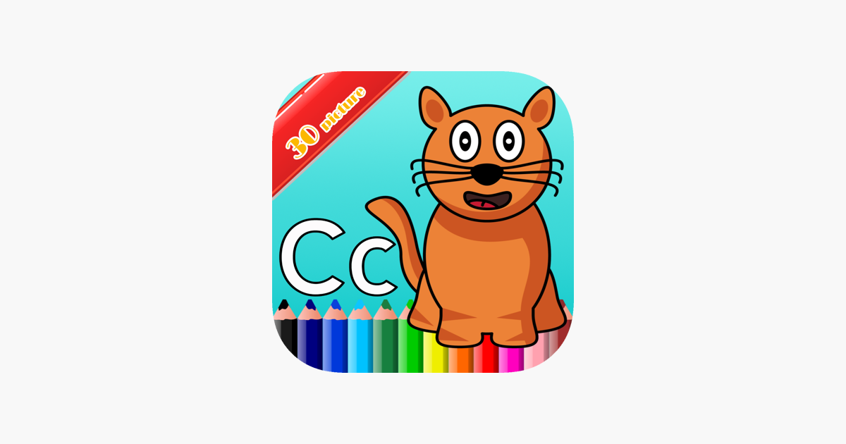 ‎ABC alphabet color : Game Paint For Kids on the App Store