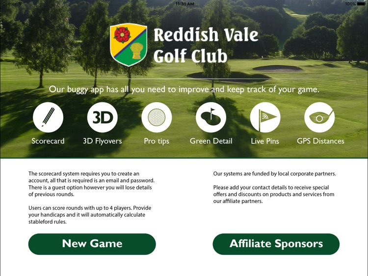 Reddish Vale Golf Club - Buggy by Whole in 1 Golf Ltd