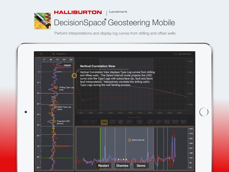 DecisionSpace Geosteering Mobile by Halliburton