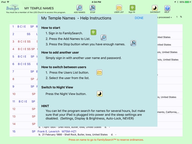 My Temple Names for iPad by Sherwood Electronics Laboratories, Inc.