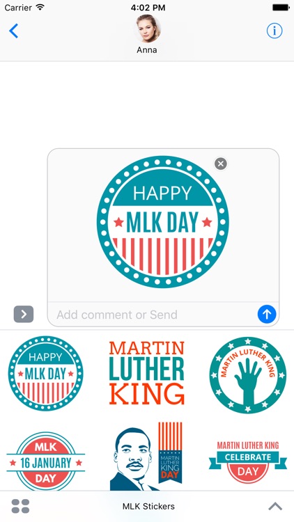 MLK Stickers - Martin Luther King Day Emoji by VICTOR VERDU