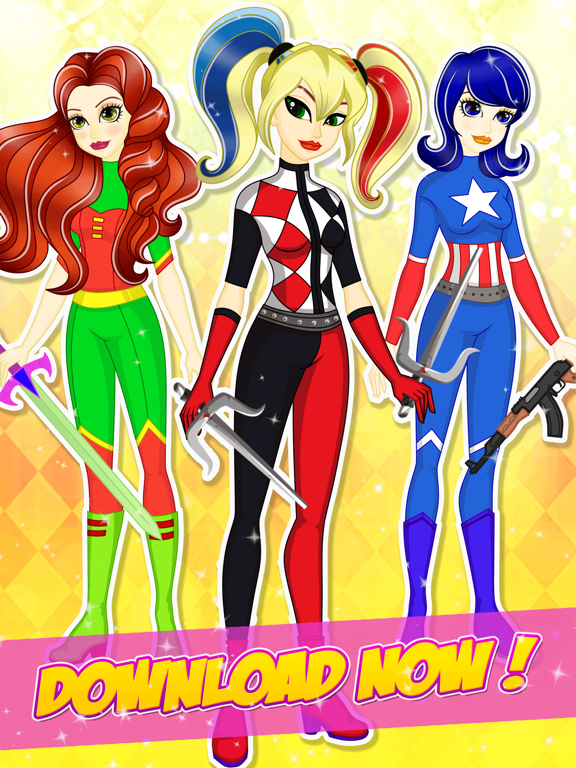Super Hero Girls Dress Up | iPhone & iPad Game Reviews | AppSpy.com