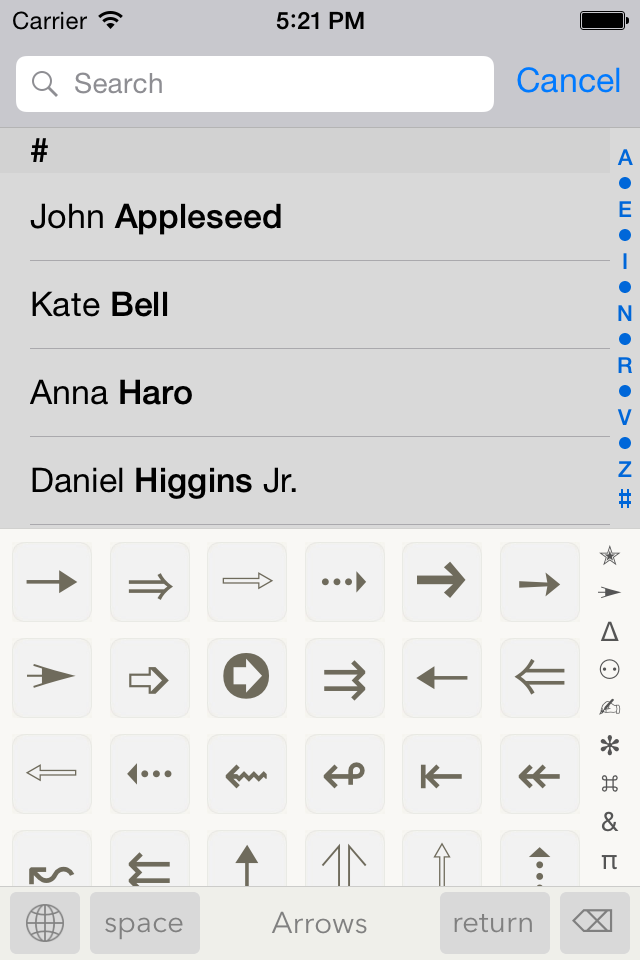 Symbols - unicode keyboard - Reviews, Revenue and Downloads - Apple App ...
