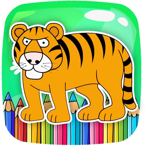 My Tiger Animal Coloring Pages Games Education by Piyawan Chumnanchanan