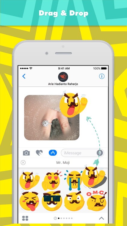 Mr. Moji stickers by HevnGrafix by MojiLaLa