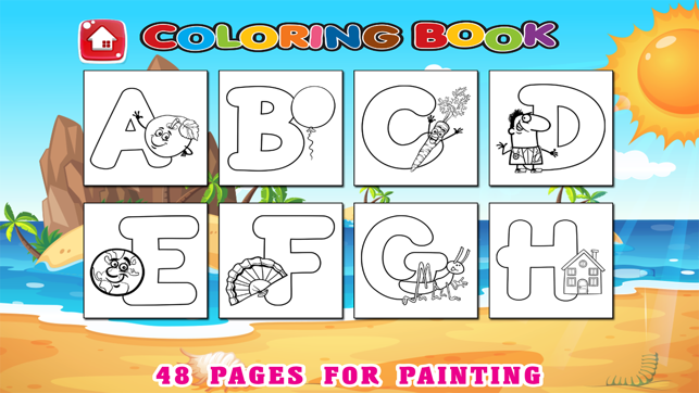 ‎123 ABC Alphabet Kids Coloring Book Grátis Phonics na App Store