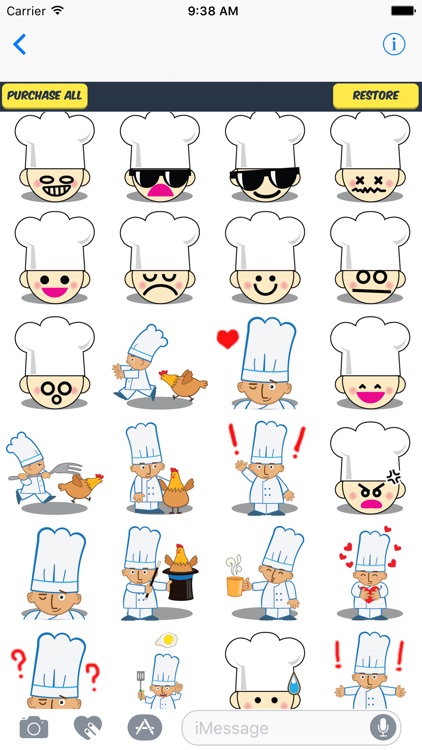 Chef Stickers - Chef Emojis for True Chefs by Ilya Moskovoy