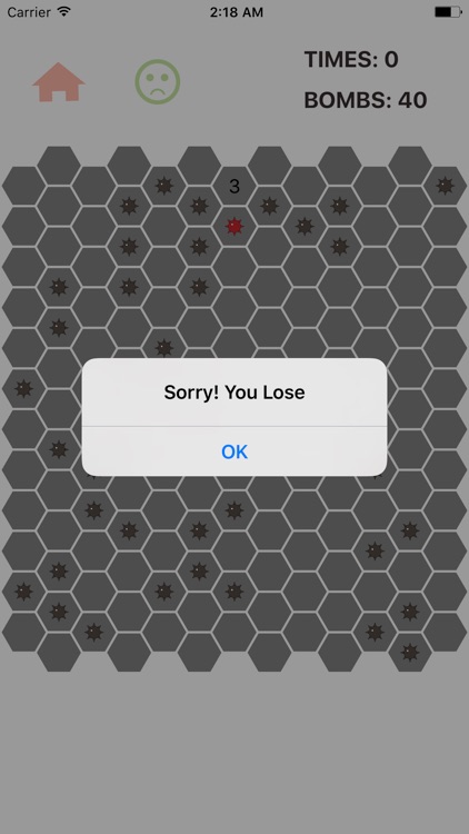 Hex Bomb Sweeper by Qian Fang