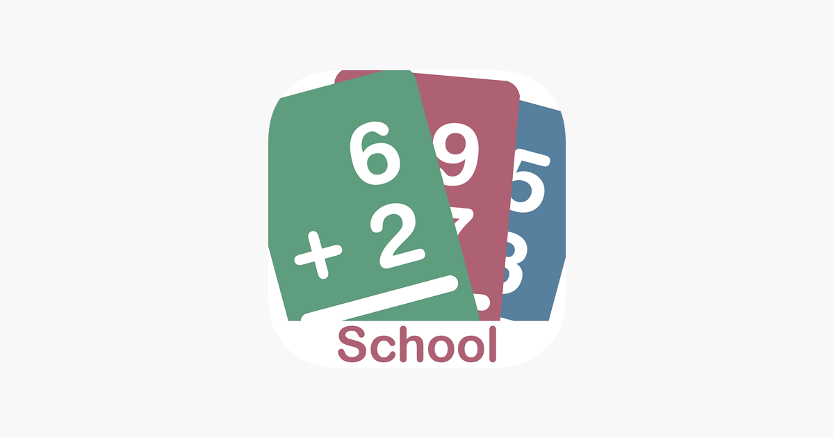 ‎Big Math Flash Cards School on the App Store