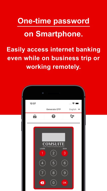 COMSUITE OTP Token by MUFG Bank, Ltd.