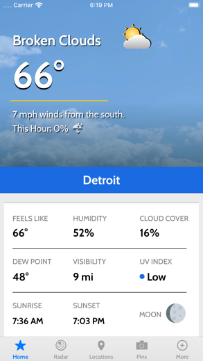 WDIV 4Warn Weather for iPhone - APP DOWNLOAD