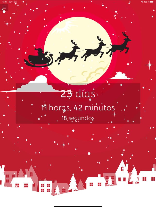 Cuenta regresiva para Navidad ≫ Cuánto tiempo falta