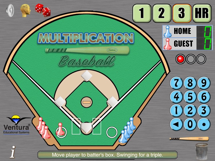 Multiplication Baseball by Ventura Educational Systems