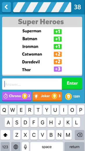 Fight List for iPhone - APP DOWNLOAD
