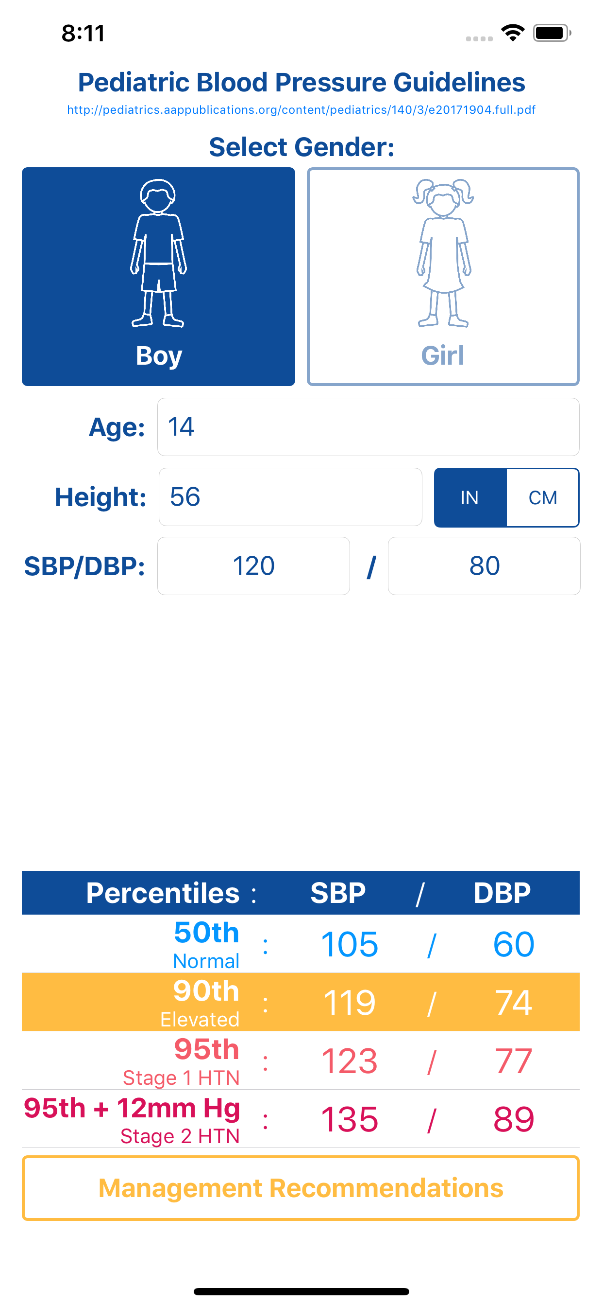 Peds Blood Pressure Guide | AppFollow | App’s reputation platform