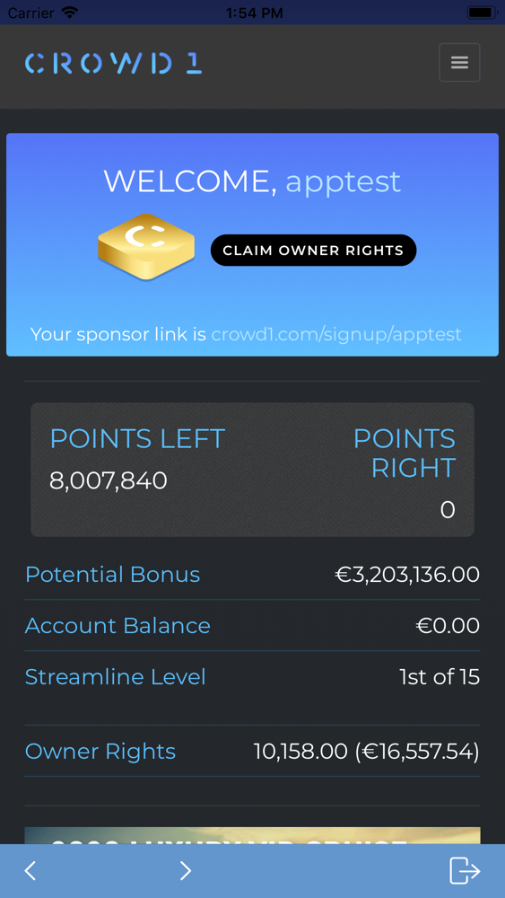 Crowd1 Network App for iPhone - Free Download Crowd1 Network for iPhone ...
