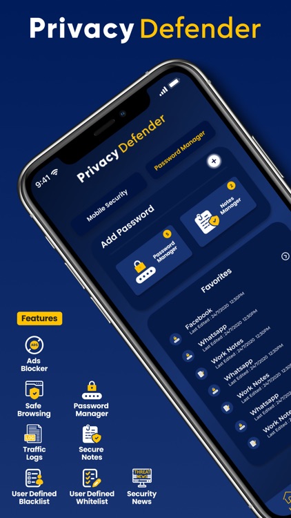 Privacy Defender - Security by Pligence Inc.