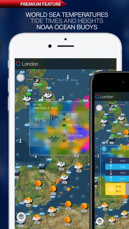 Weather Alert Map Europe by Elecont LLC