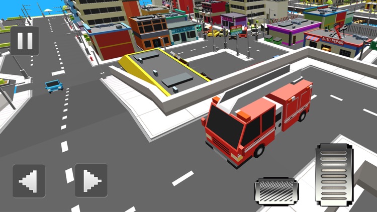 Blocky Fire Truck & Ambulance by Sublime Games