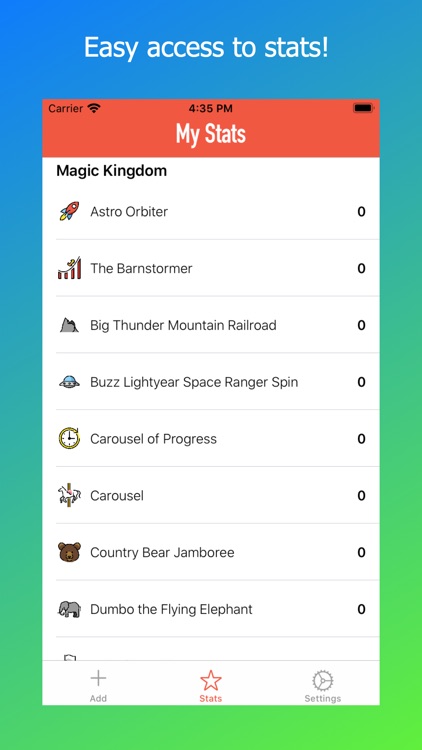 Magic Stats for Disney World by Ethan Brimhall